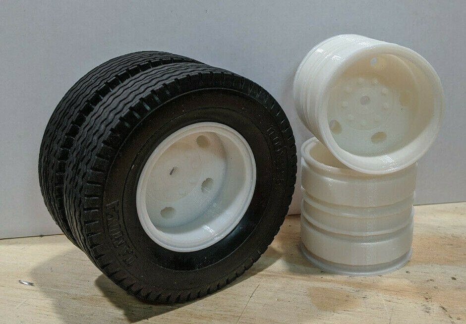 1/14 Tamiya King Hauler Grand Knight Aeromax 5 Hole Budd Rims - Rear | eBay