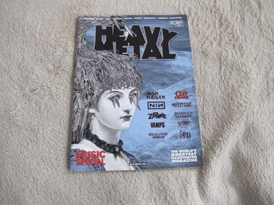 Heavy Metal Magazine 287 ~ MUSIC SPECIAL ~ 2017 ~ Ozzy NIN Rob Zombie ...