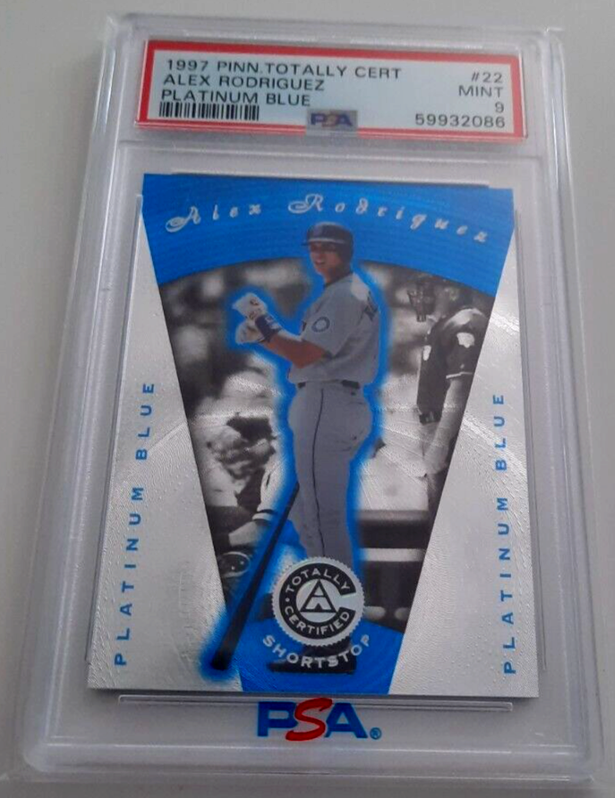 1997 Pinnacle Totally Certified - Platinum Blue #22 Alex Rodriguez ...