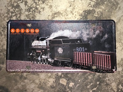 Train Railroad Themed License Plate - FREE SHIPPING | eBay