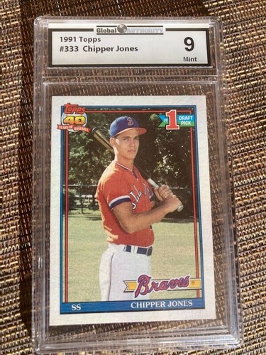 Topps 1991 Chipper Jones Atlanta Braves #333 Baseball Card | eBay
