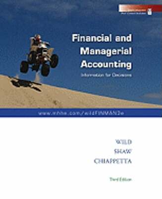 Financial and Managerial Accounting by John J Wild: Used 9780073379524 ...