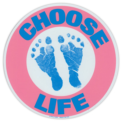 Round Magnet - Choose Life - Pro Life Anti Abortion - Magnetic Bumper ...