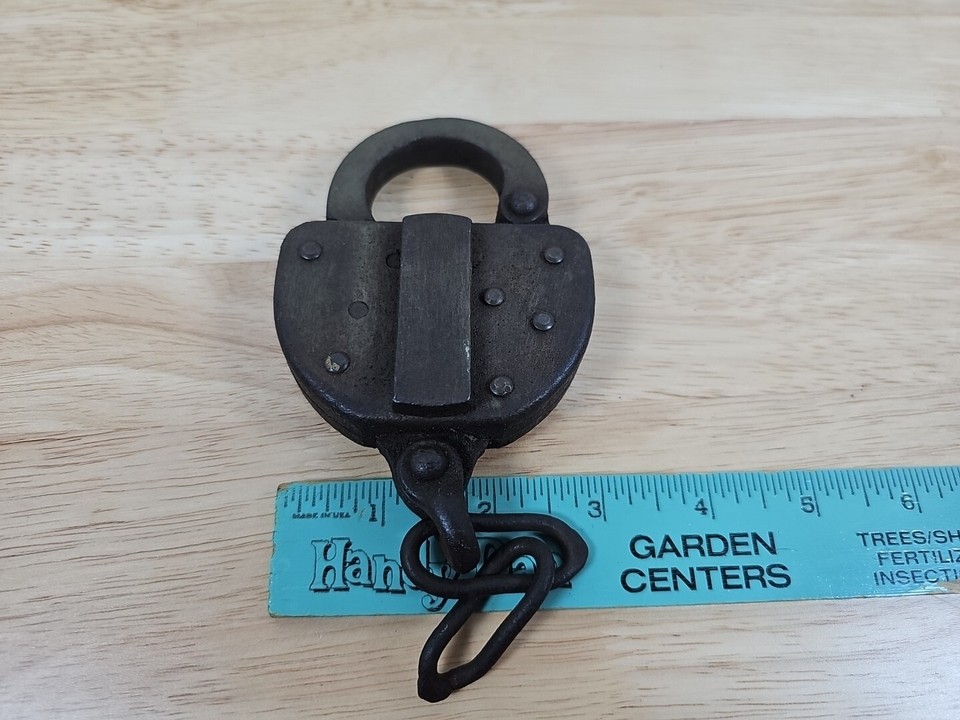 Vintage Eagle Lock Co. Terryville CT. USA Lock Railroad Padlock No Key ...
