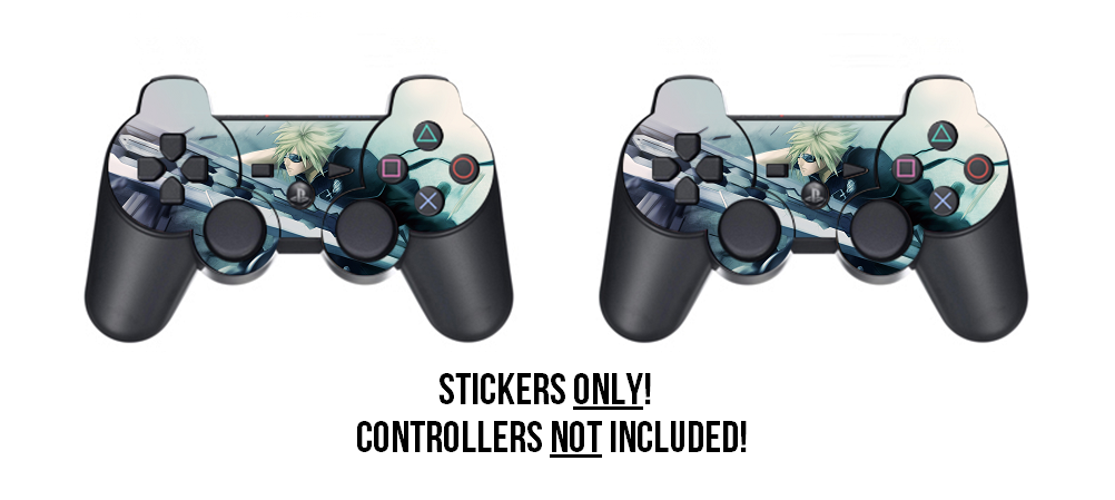 FF7 Final Fantasy 7 Cloud Skin Sticker Decal PS3 Controllers | eBay