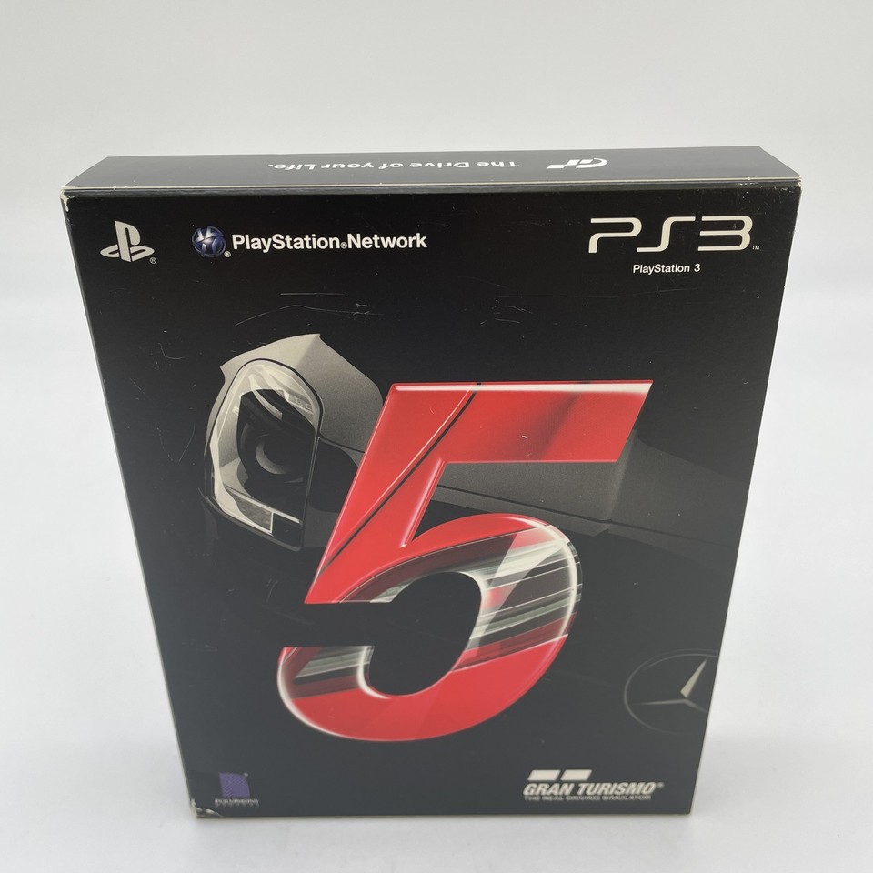 GRAN TURISMO 5 RACING PACK PS3 limited edition Titanium Blue CECH-2500A ...