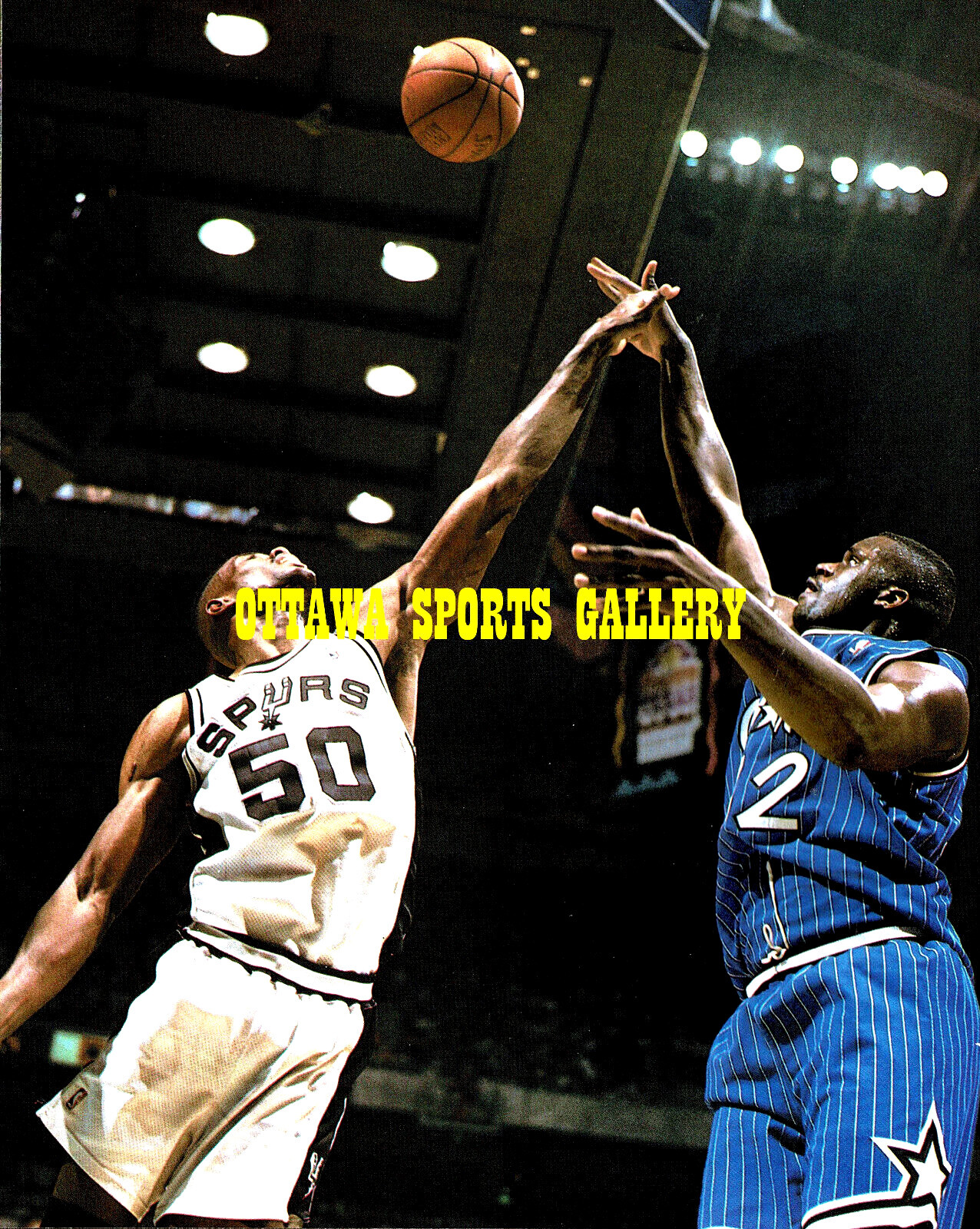 Shaquille Oneal Dunk On David Robinson
