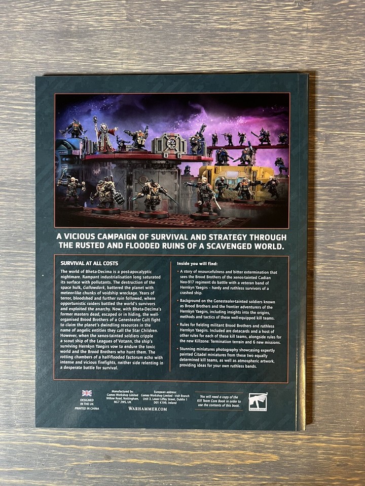 Warhammer 40k Kill Team Termination Campaign and Rule Book | eBay