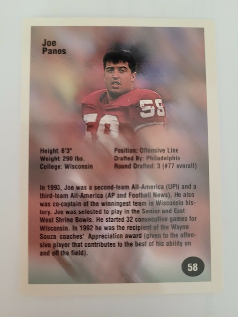 1994 Superior Rookies - #58 Joe Panos (RC) for sale online | eBay