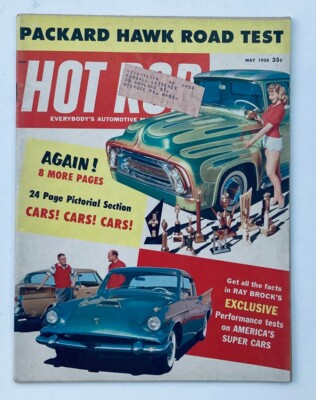 VTG Hot Rod Magazine May 1958 Vol 11 No. 5 Packard Hawk Road Test | eBay