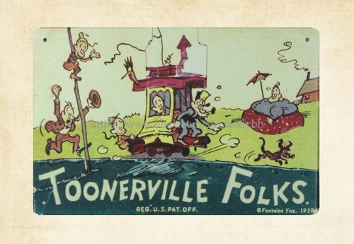 Toonerville Folks Cookie metal tin sign home decor wall art | eBay