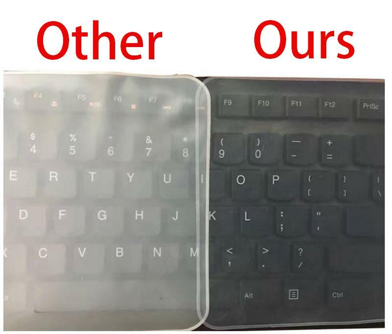 Universal Laptop Keyboard Protective Silicone Cover Transparent Film 13 ...