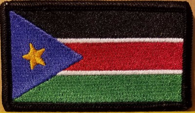 SOUTH SUDAN Flag Patch W/ VELCRO® Brand Fastener Tactical Morale AFRICA Emblem 2 | eBay