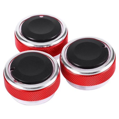 3pcs/Set Car AC Knob Aluminum Alloy Air Conditioning Heat Control ...
