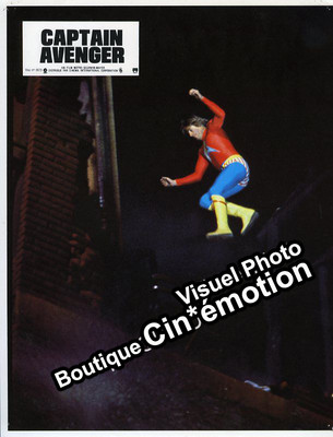 7 Photos 22.5x28.5cm CAPTAIN AVENGER (HERO AT LARGE) 1980 John Ritter ...