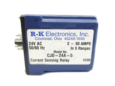 R-K ELECTRONICS CJD-24A-5 24VAC 2-50A NSNP | eBay