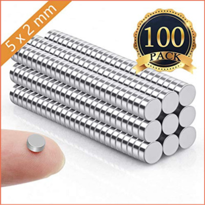 100Pcs Small Magnets 5X2 Mm Mini Tiny round Magnets Micro Magnets for ...