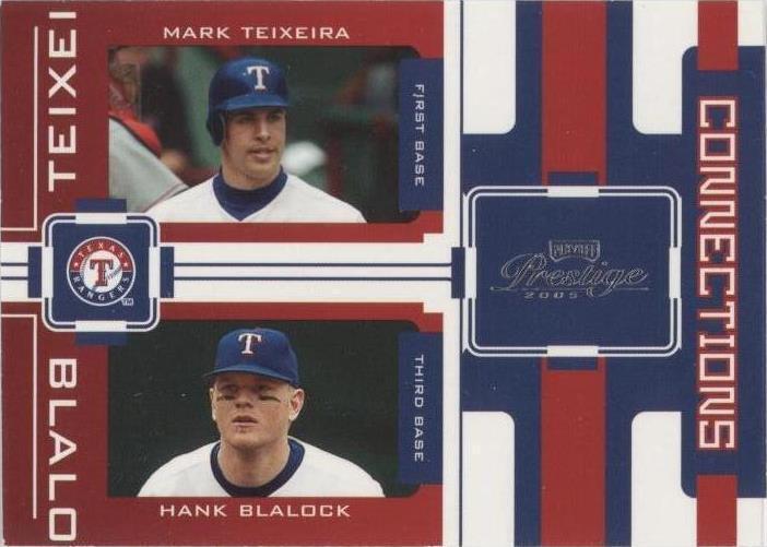 2005 Playoff Prestige - Connections Mark Teixeira, Hank Blalock #C-21 ...