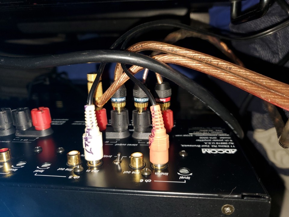 Adcom GFA 5006 Power Amp 6/5/4/3 Channels 50w-8ohm 75w-4ohm 175w ...