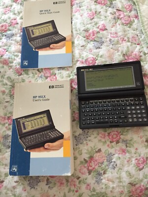VINTAGE Hewlett-Packard HP 95LX PALMTOP COMPUTER WITH MANUALS | eBay