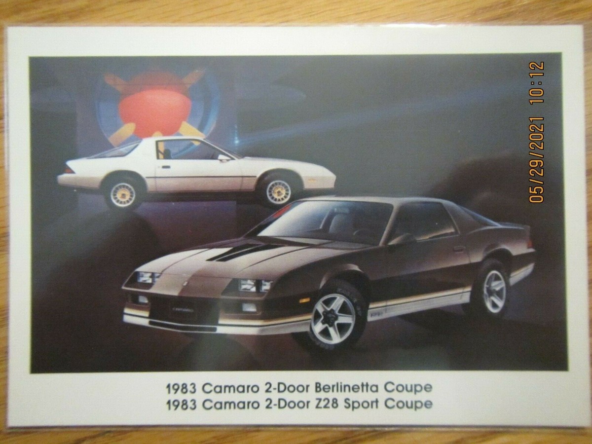 Original 1983 Camaro Berlinetta Interior