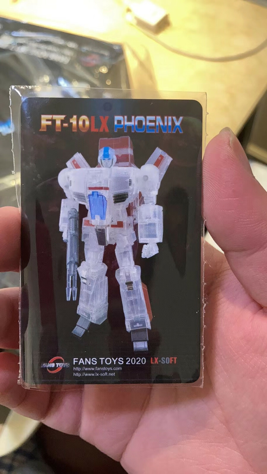 HOT FansToys FT-10 LX-SOFT Jetfire Skyfire Transparent color ...
