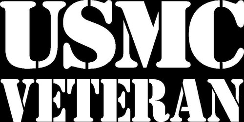 USMC Veteran Vinyl Car Truck Window Decal Bumper Sticker US Seller ...