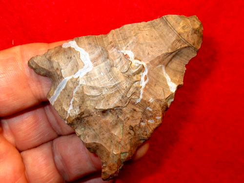 Authentic Native American artifact arrowhead Ohio Kirk s. b. point U9 ...