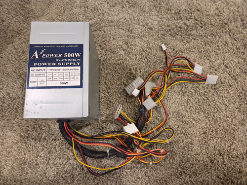 A Power 500W ATX Intel P4 Power Supply | eBay