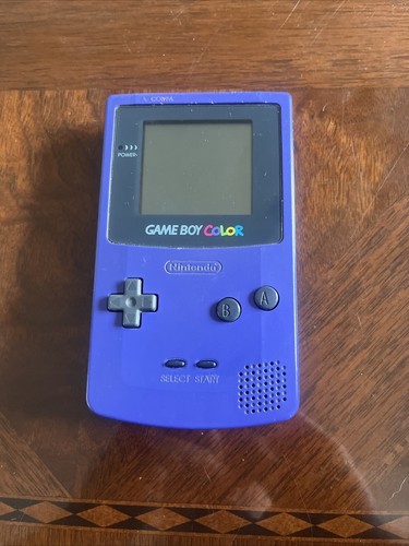 Nintendo Gameboy Color CGB001 Grape Purple Handheld System Console - No ...