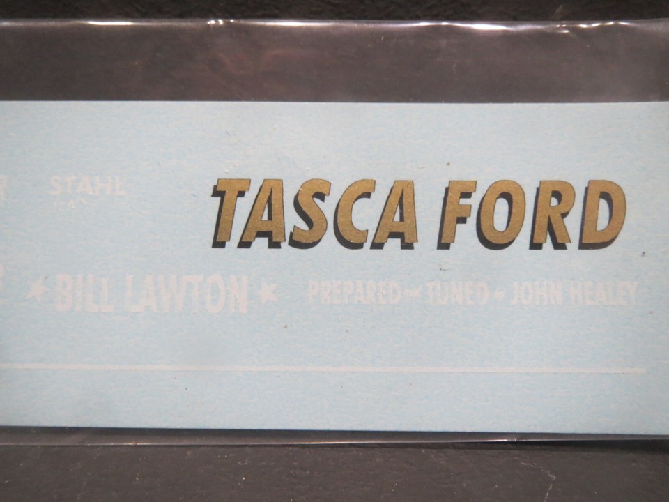 Tasca Ford 65' Mustang S/S 1/25 Decal from Fremont Racing Specialties ...