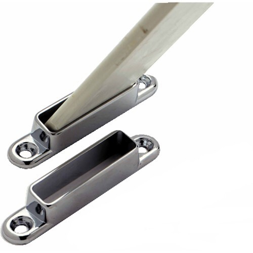Boat Cover Support Socket, Chrome Plated Zinc, Seachoice 78011 Pair ...
