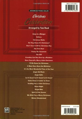 "CHRISTMAS CELEBRATION: ADVANCED PIANO SOLOS" MUSIC BOOK-BRAND NEW ON ...