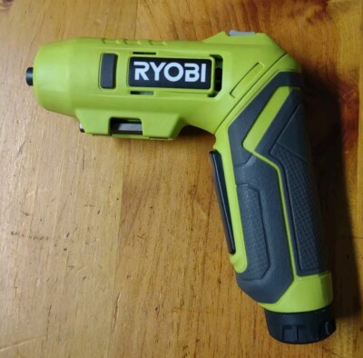 Ryobi USB 4 Volt Lithium Cordless Screwdriver w/Pivoting Head FVD50 ...