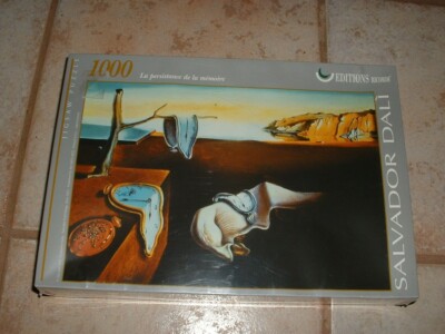 1000 Piece Jigsaw Puzzle Salvador Dali's Persistence of Memory New ...