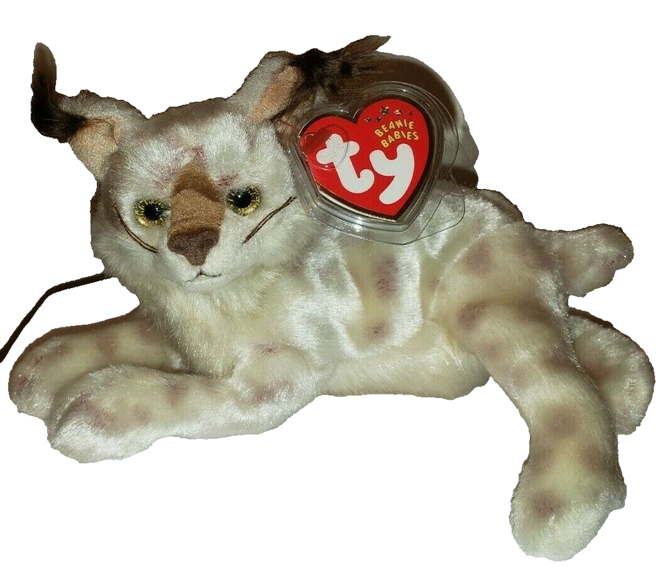 Ty Beanie Baby - TRACKS the Lynx (6.5 Inch) NEW MWMTs Stuffed Animal ...