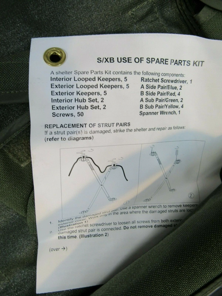 Drash Tent Replacement Parts