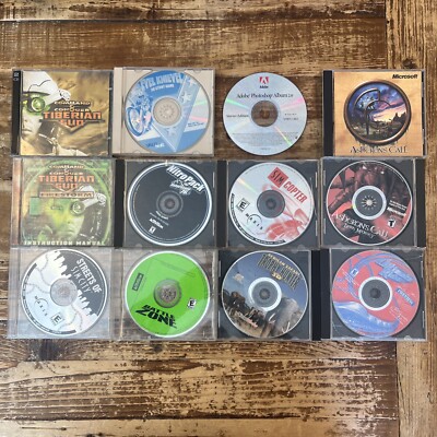 Lot of 12 Windows PC CD-ROM Software Games 1990s and Early 2000s ...