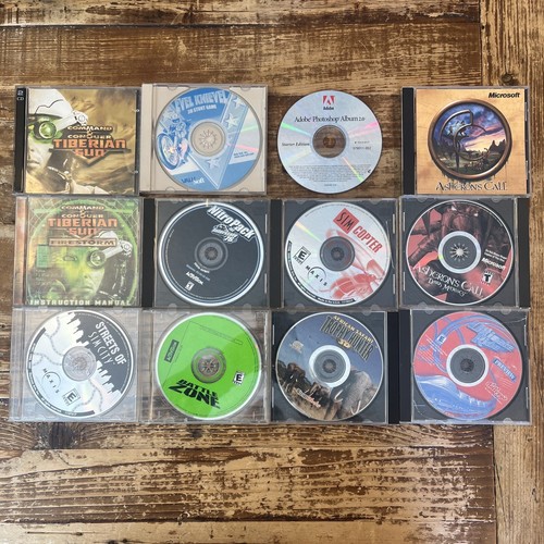 Lot of 12 Windows PC CD-ROM Software Games 1990s and Early 2000s ...