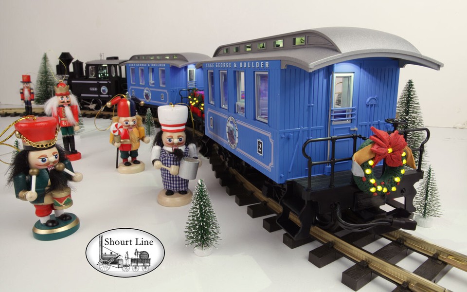 LGB 72327 SL Tiffany Ultimate Hybrid 71 LED Passenger Christmas Train ...