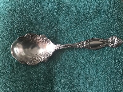 Antique Simpson Miller Hall & Co Frontenac Lily pattern Sterling Silver ...