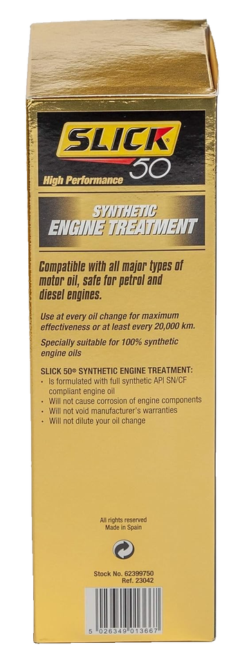 Slick 50 Synthetic Engine Treatment Oil Additive Friction Modifier ...