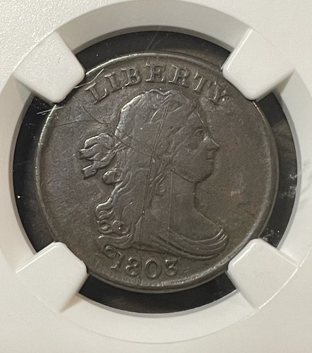1803 1/2C Draped bust half cent NGC VF Details | eBay