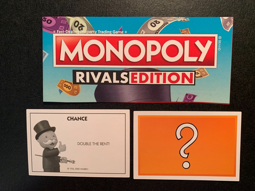 Monopoly Rivals Edition CHANCE CARD Double The Rent 2020 | eBay