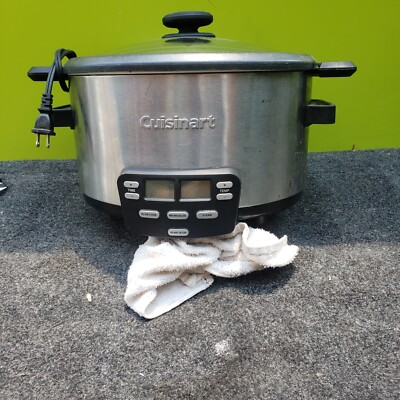 Cuisinart 4 Qt 3-In-1 Cook Central Multi-Cooker, Slow Cooker, Steamer ...