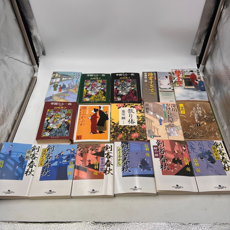 Lot of 31 Japanese Paperback Bunko Book Novel Lot | eBay