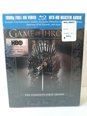 Game of Thrones The Complete First Season Blu-Ray 5-Disc Set New Sealed ...