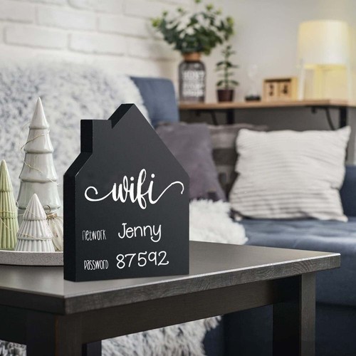 Sign Wifi Board Decoration Network Password Display Stand House WIFI ...