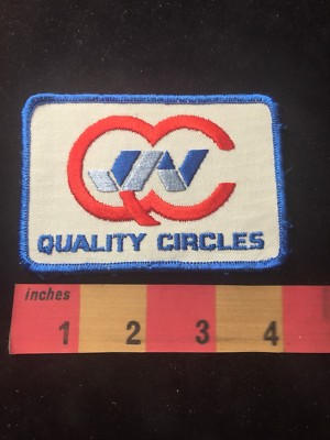 Vintage QC QUALITY CIRCLES Advertising Patch 88NM | eBay