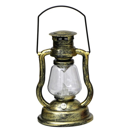 Oil Lamp Vintage Battery Powered Led Kerosene Lamp Photo Props Portable ...